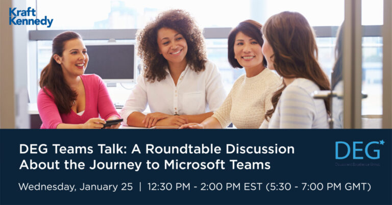 Microsoft Teams Roundtable with the Document Excellence Group - Kraft ...