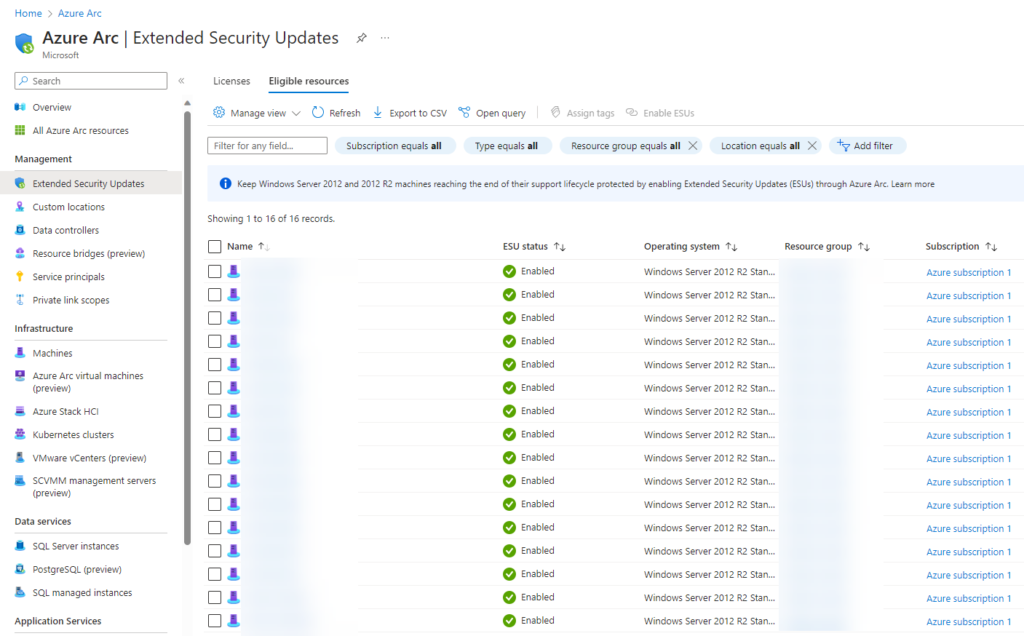 Extended Security Updates (ESUs) for Windows Server 2012/R2 via Azure ...