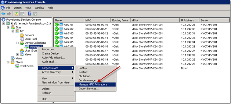 Citrix Provisioning Server - Re-Enable MAK Activation - Kraft Kennedy